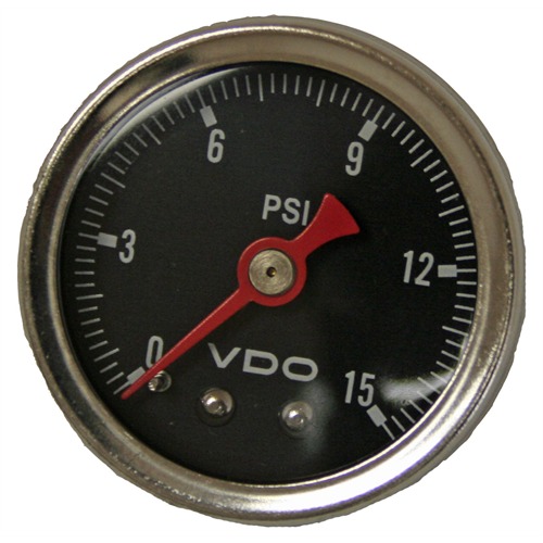 VDO Pressure Gauge 15 PSI - Davidson Sales Shop