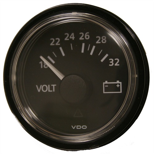 VDO Voltmeter 24 Vdc - Davidson Sales Shop